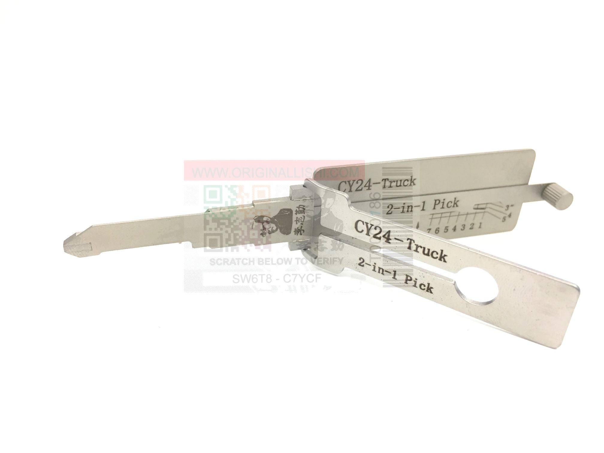 Original Lishi - CY24 Y157 Y159 Chrysler Truck 8-Cut 2-in-1 Pick & Dec