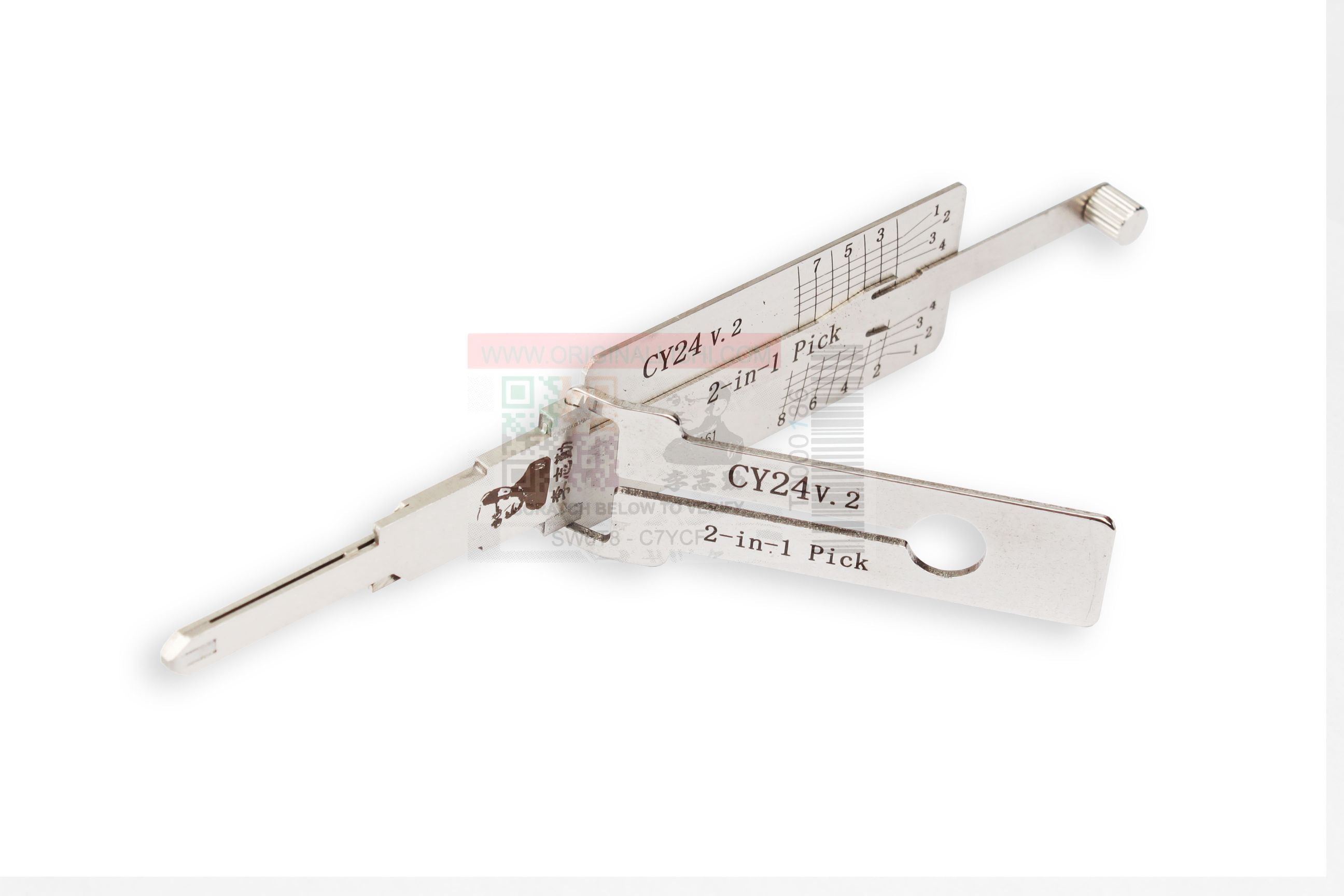 ORIGINAL LISHI - CY24 Y157 Y159 Chrysler / 8-Cut / 2-in-1 Pick & Decod