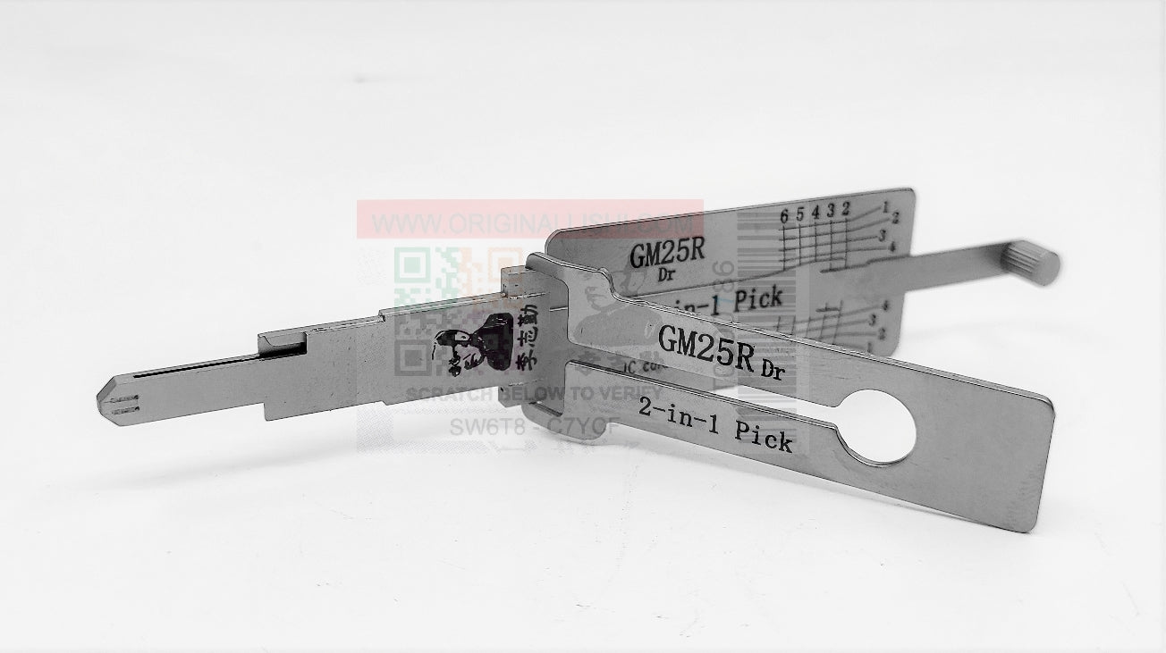 ORIGINAL LISHI - GM25R Kenworth Briggs Stratton / 2-in-1 Pick & Decode